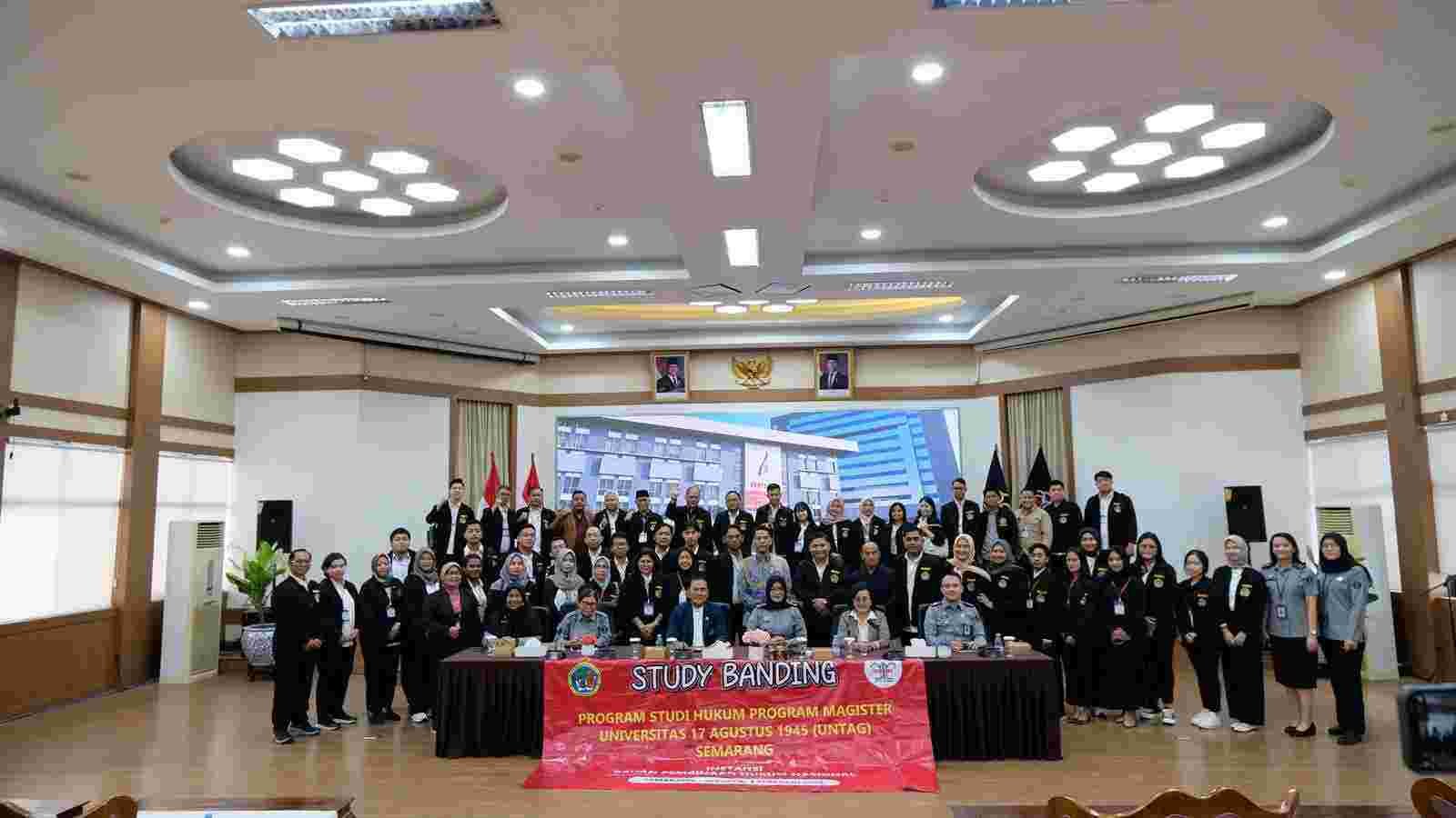 Magister Ilmu Hukum Untag Semarang Studi Banding di 3 Lembaga Strategis
